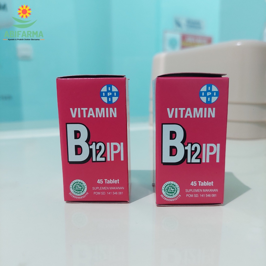 Jual Vitamin B12 IPI Botol 45 Tablet | Shopee Indonesia
