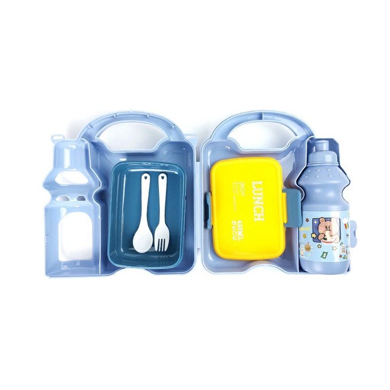 Jual Lunch Box Set Kotak Makan Botol Minum Dino | Shopee Indonesia