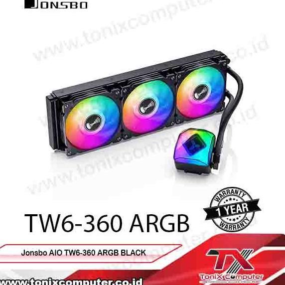 Jual JONSBO AIO TW6-360 ARGB CPU COOLER | PENDIGIN PROCESSOR | HSF ...