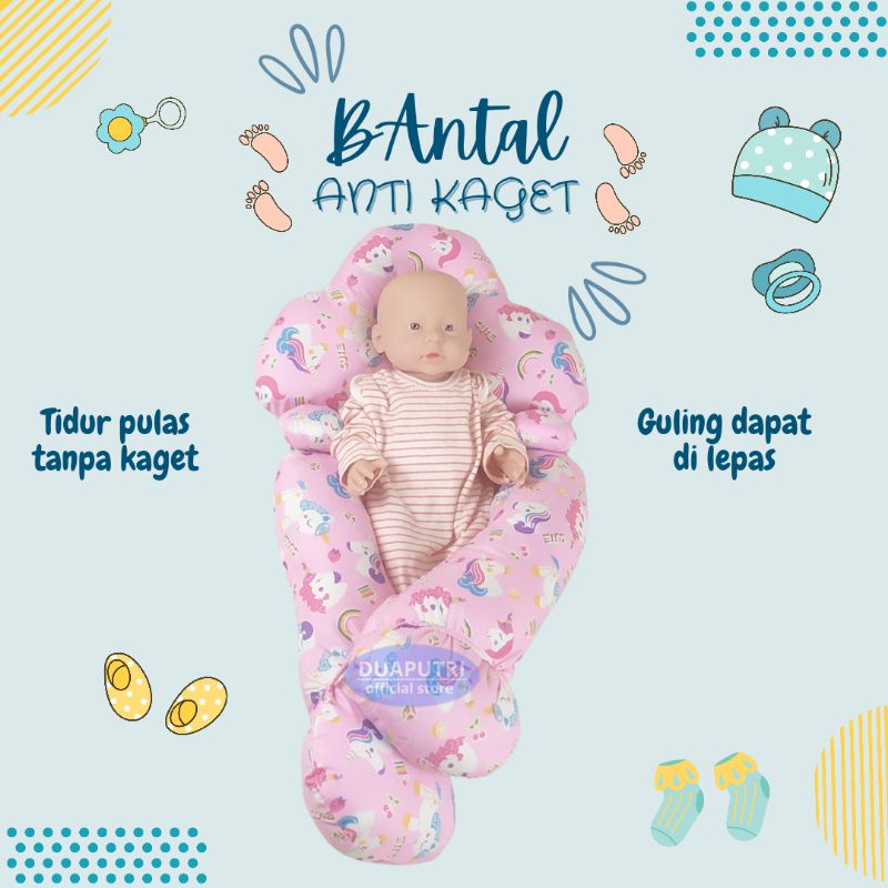 Jual Bantal Guling Anti Kaget Bantal peluk/Bantal bayi/Bantal anti ...