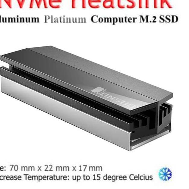 Jual Heatsink M.2 SSD NVMe Cooler Solid JONSBO (Platinum) | Shopee ...