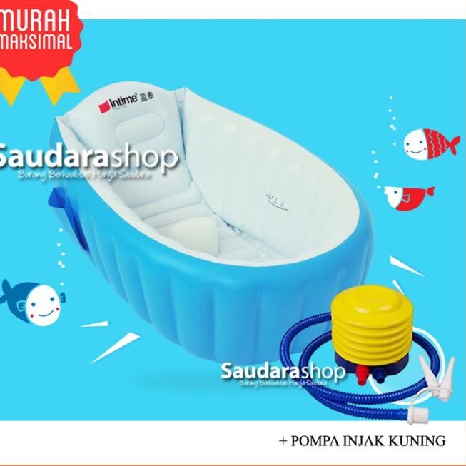 Jual Kolam Mandi Baby Intime YT226A / Bath Tub Mandi Anak Lucu - PINK ...