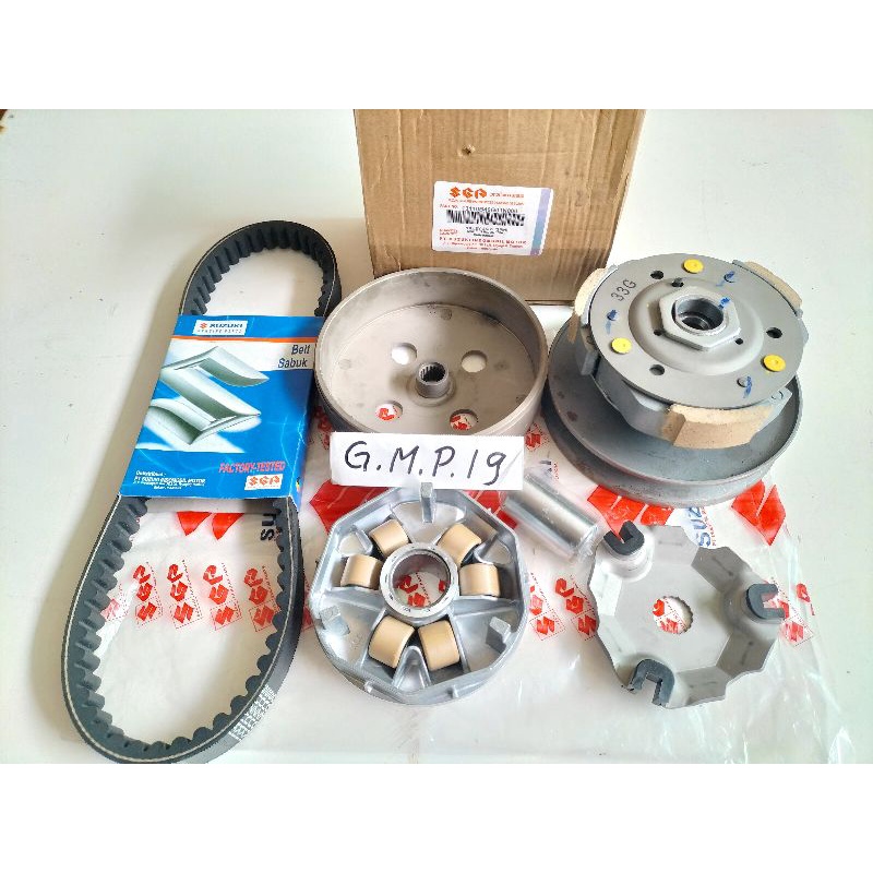 Jual Paket komplit CVT Suzuki Spin - SkyDrive - Skywave Asli SGP | Shopee Indonesia
