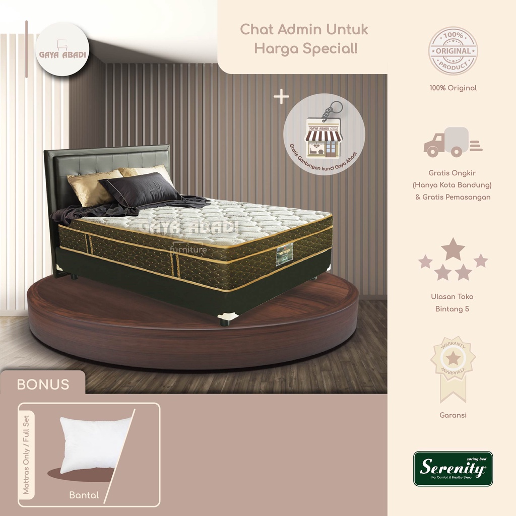 Jual Springbed Serenity Supreme Kasur Serenity Supreme Serenity By
