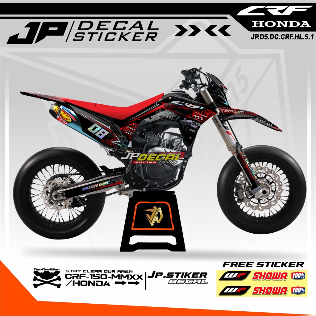 Jual Stiker Motor CRF 150L Full body - Dekal Sticker Hologram CRF 150 L ...