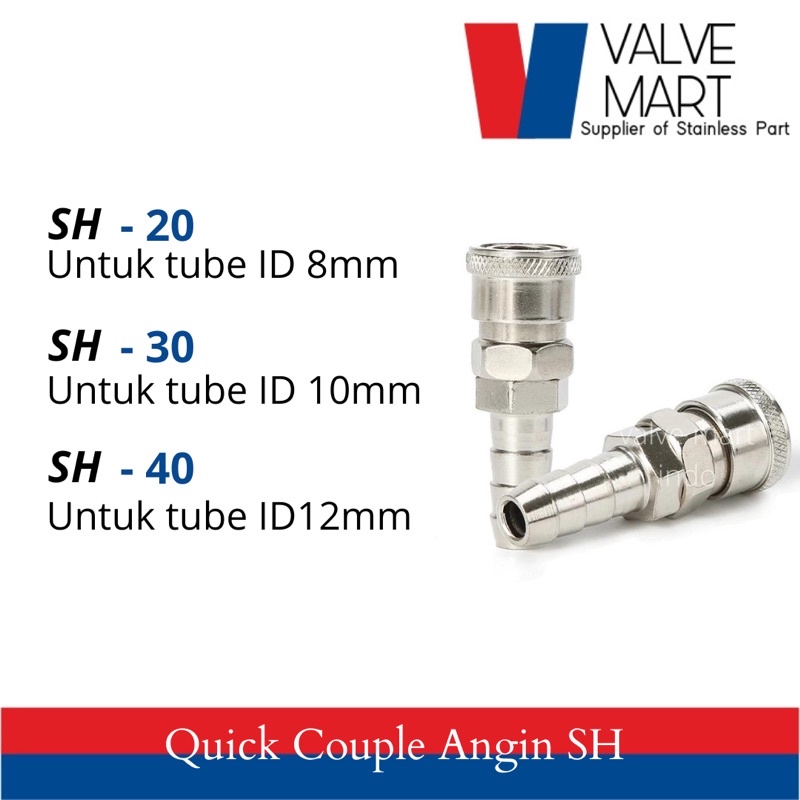 Jual Quick Coupler Angin Type SH20 , SH30 , SH40 | Shopee Indonesia