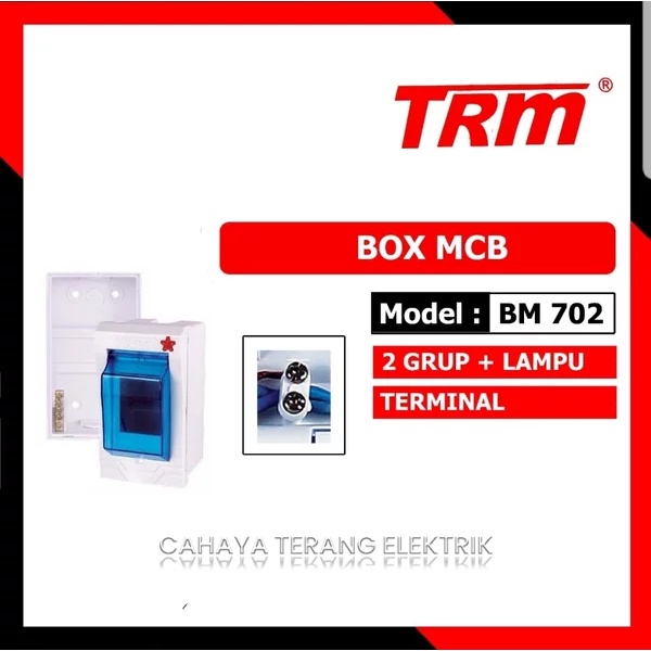 Jual TRM BOX MCB 2 GROUP + LED | Shopee Indonesia