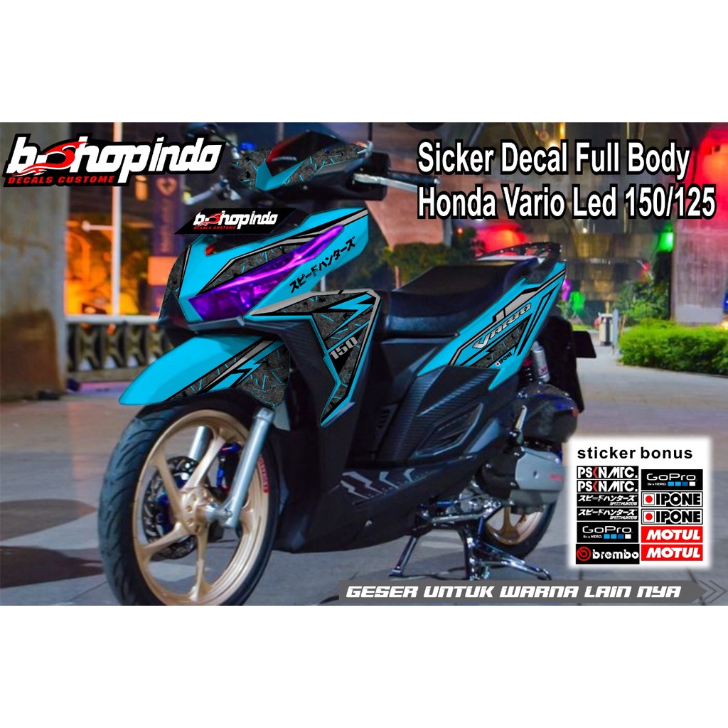 Jual DECAL sticker vario 150 fullbody new variasi gradasi warna bebas ...