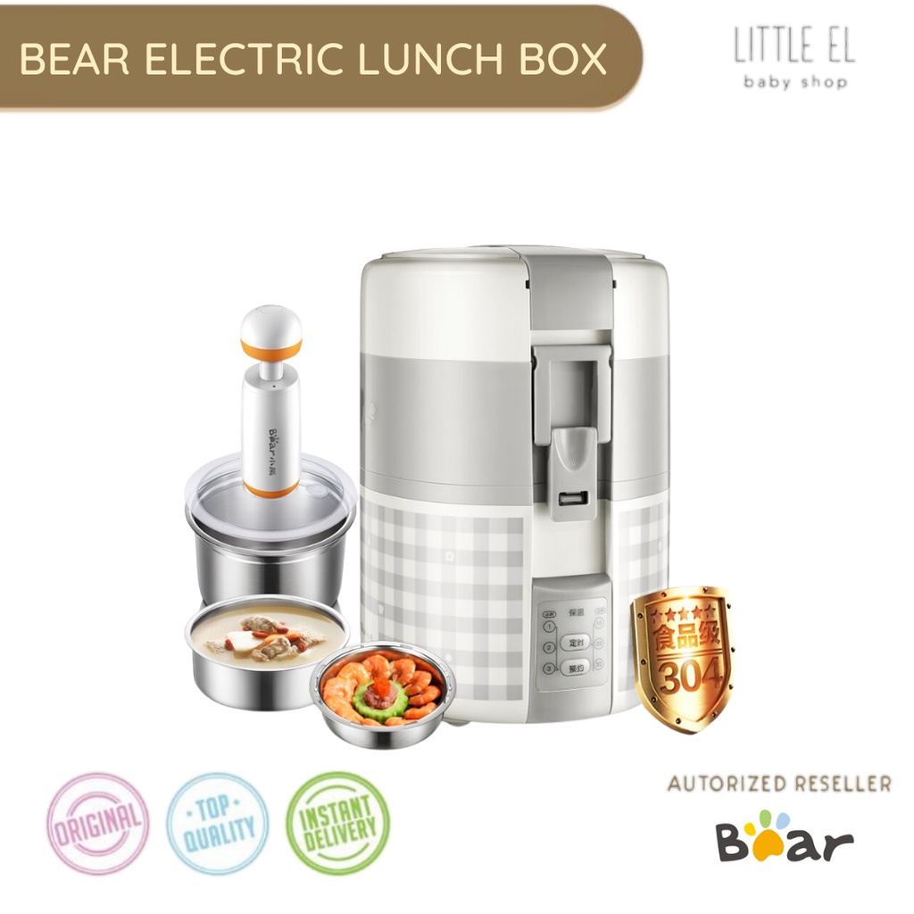Jual Bear Electric Lunch Box 2L - Lunch Box Travel Size Multifungsi ...