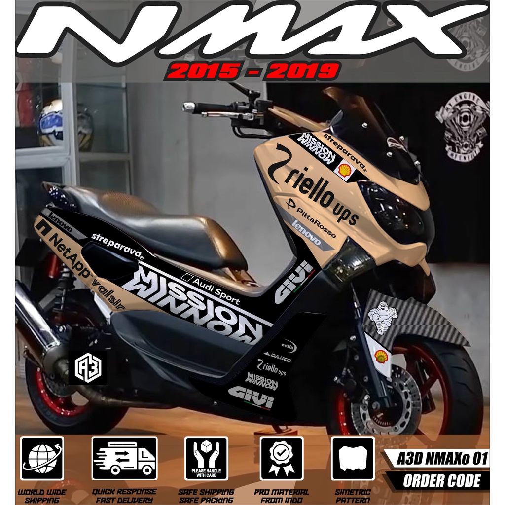Jual Decal Sticker Nmax Lama 2015-2019 Fullbody Decal Sticker Yamaha ...
