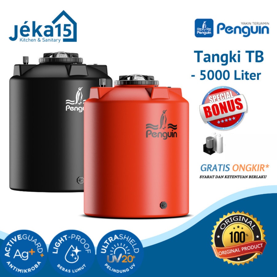 Jual TOREN AIR PENGUIN 5000 LITER /TANGKI AIR /TANDON | Shopee Indonesia