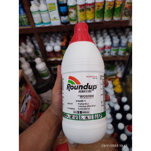 Jual ROUNDUP BIOSORB nufarm 486SL 1LITER | Shopee Indonesia