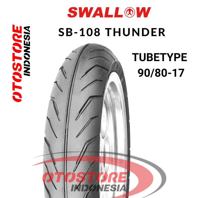 Jual Ban Luar Motor Swallow SB-108 THUNDER 90/80-17 90 80 SB108 Ring 17 ...