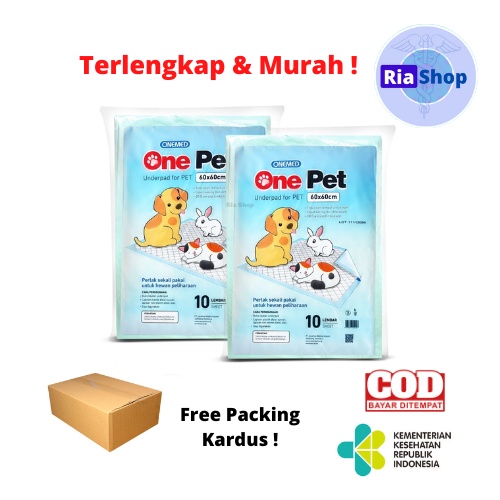Jual UNDERPAD ONE PET ONEMED TOILET TRAINING TATAKAN KENCING HEWAN 60 x 60 CM | Shopee Indonesia