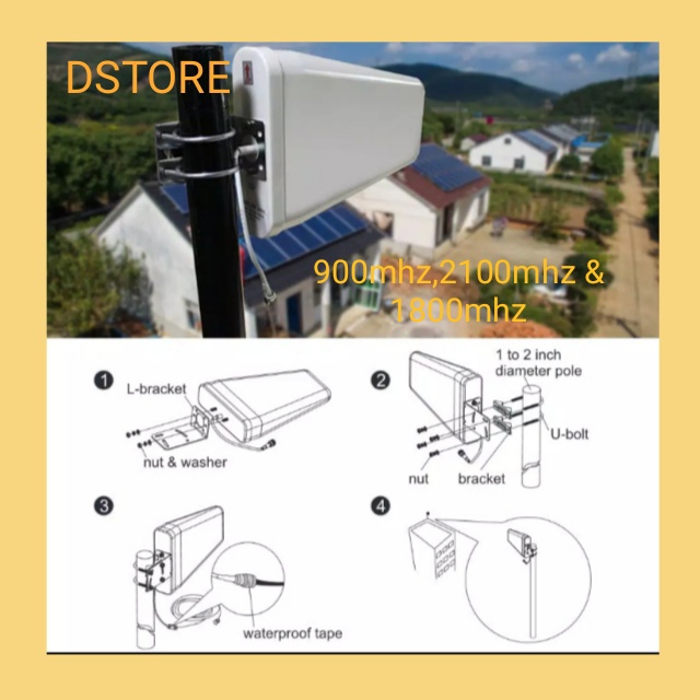 Jual ANTENA OUDTOOR PENGUAT SIGNAL GSM LOG PERIODIK | Shopee Indonesia