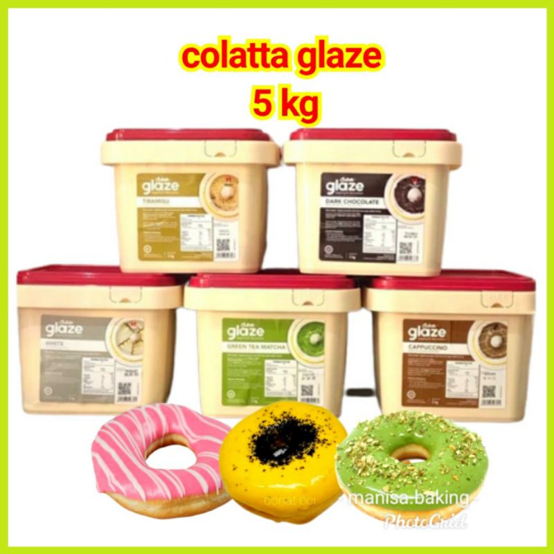 Jual COLATTA GLAZE 5 KG TOPPING DONAT LUMER EMBER 5 KG | Shopee Indonesia