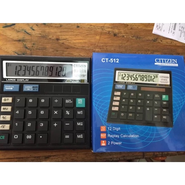 Jual Kalkulator Calculator CLTHZEN CT-512 12Digit Mirip Citizen 512 ...