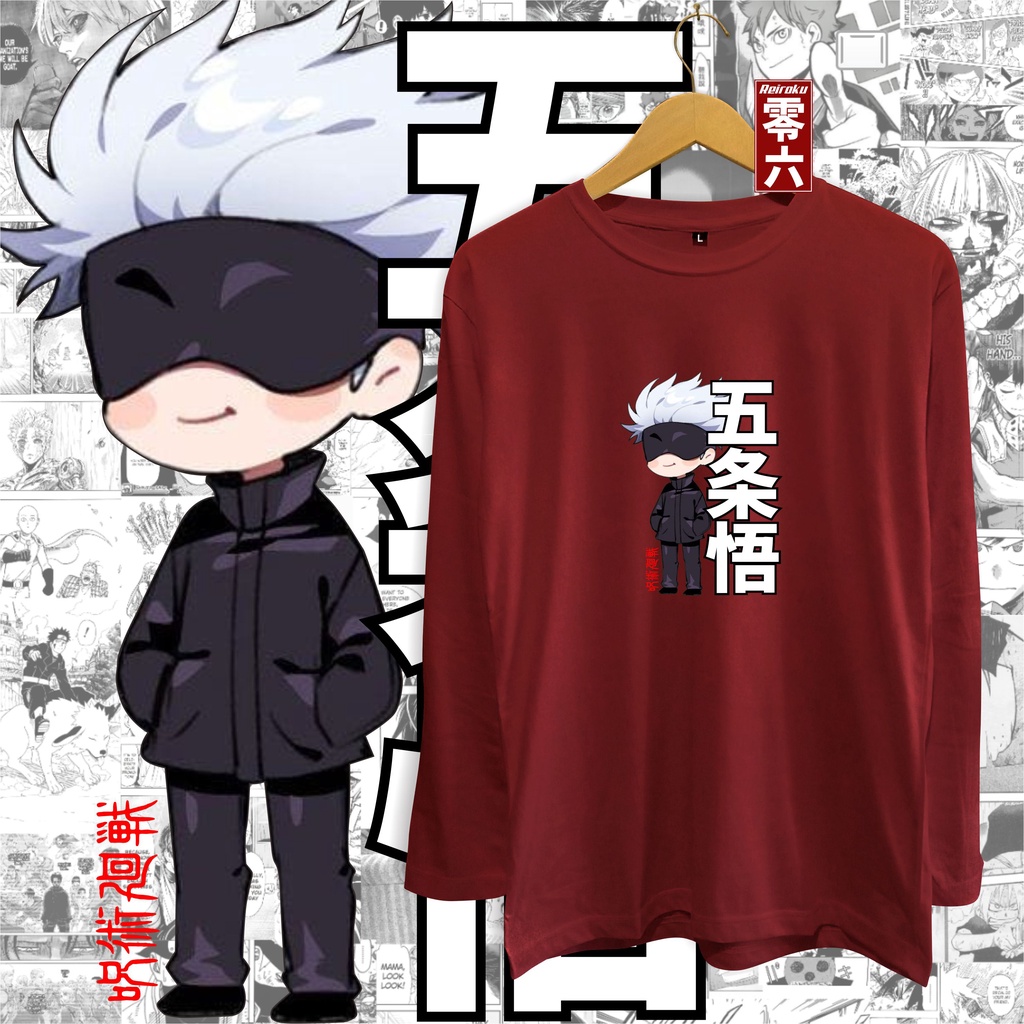 Jual Kaos Anime Satoru Gojo Jujutsu kaisen kaos jepang kaos wibu kaos ... Jual Kaos Anime Satoru Gojo Jujutsu kaisen kaos jepang kaos wibu kaos ...