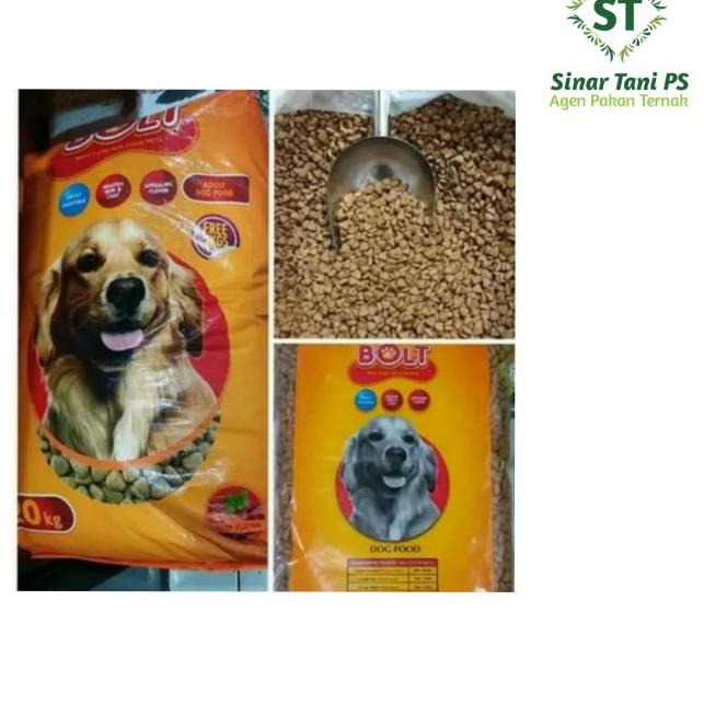 Jual Bolt Dog Paket Repack 10kg Makanan Pakan Anjing Dry Food - Kibble ...
