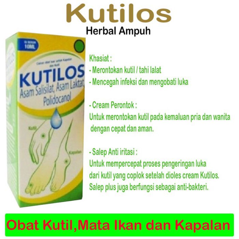Jual Kutilos 10 ml - kulit mengeras, kapalan, kutil dan mata ikan ...