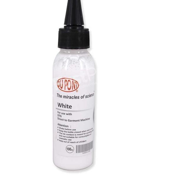 Jual Tinta Printer DTG Dupont White ink Direct To Garment (Putih) 100 ...