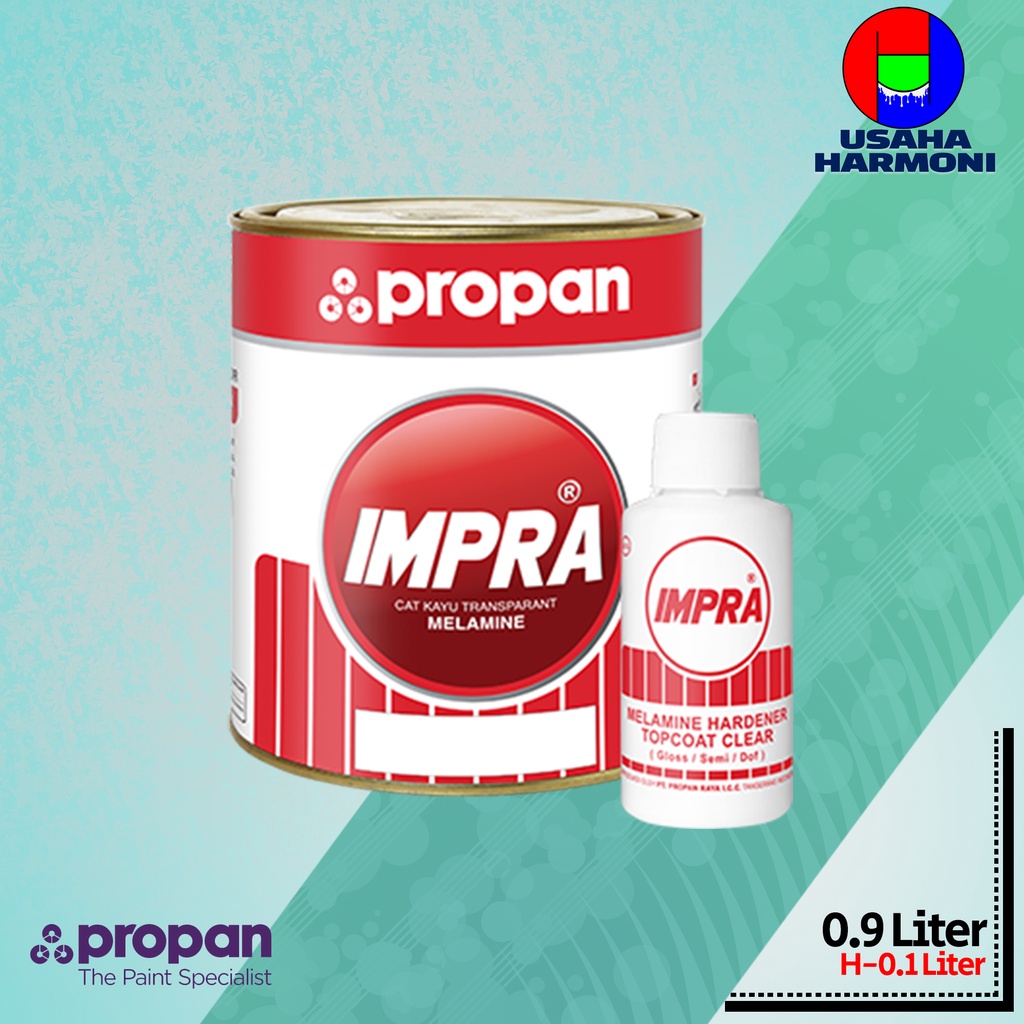 Jual Impra Melamine Clear + Hardener ML-131 | Ukuran : 1 L | Shopee Indonesia