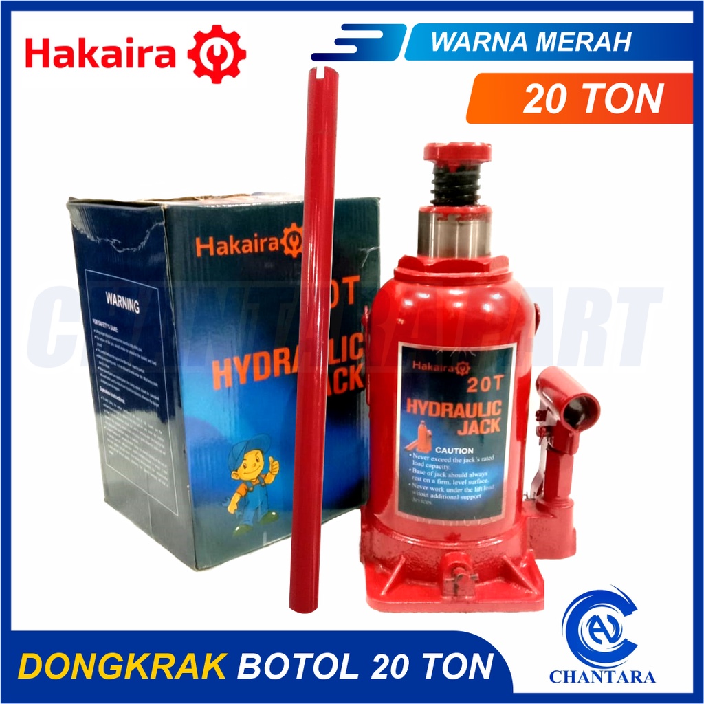 Jual Dongkrak Botol 20 Ton Merah HAKAIRA Hydraulic Murah Promo | Shopee Indonesia