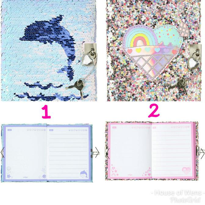 Jual Smiggle Dreamy Small Lockable Notebook - Diary Smiggle | Shopee ...