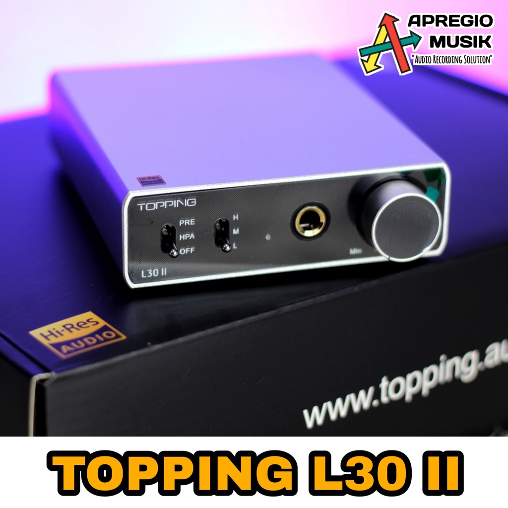 Jual Topping L30 II NFCA Modules Ultra Low Noise Headphone Amplifier ...