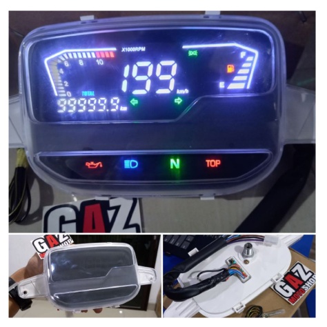 Jual Speedometer Digital Yamaha F1ZR FIZR Spidometer POSWAN Force One ...