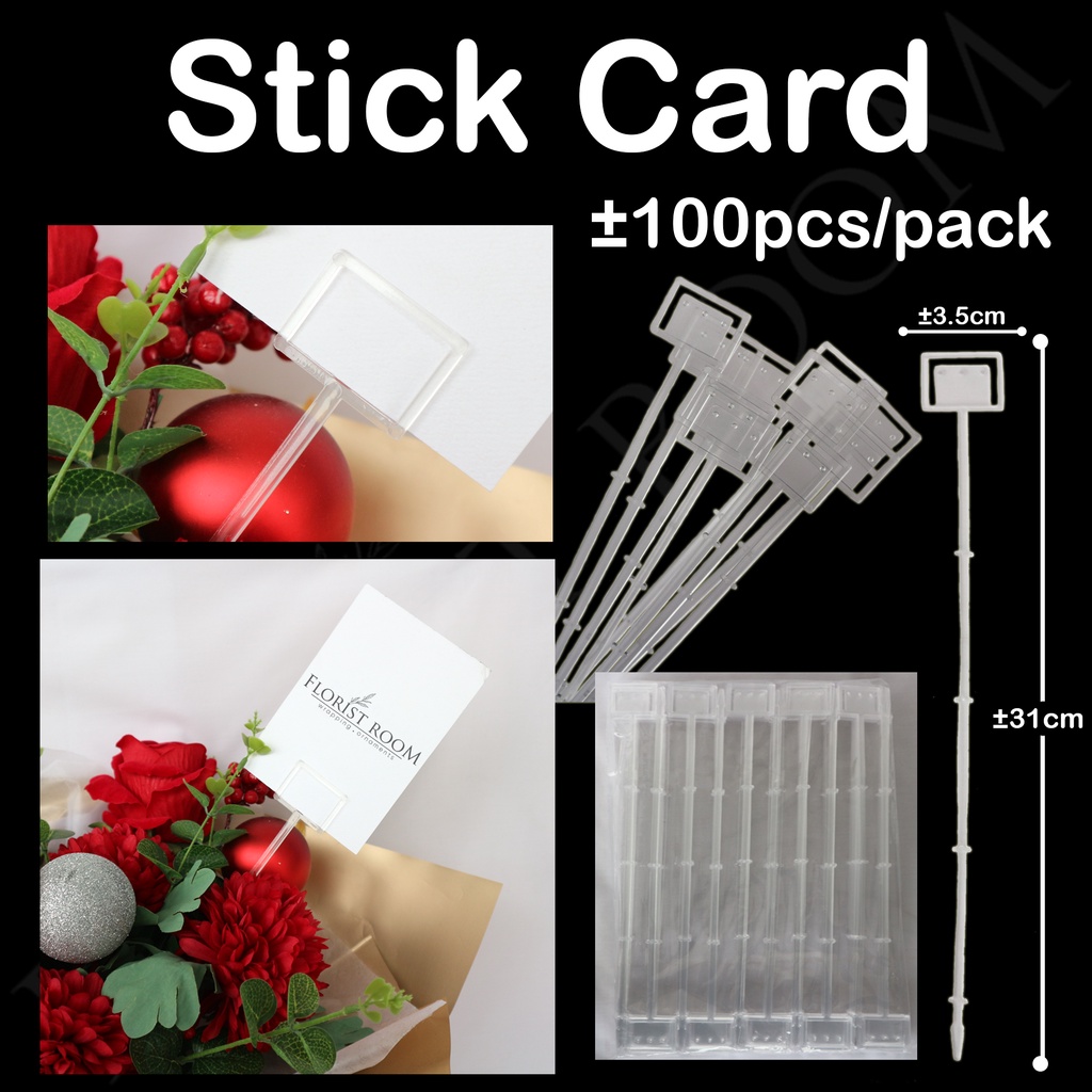 Jual Stick Card/Kartu Murah isi ±100 - Barang Florist - Kartu Ucapan ...