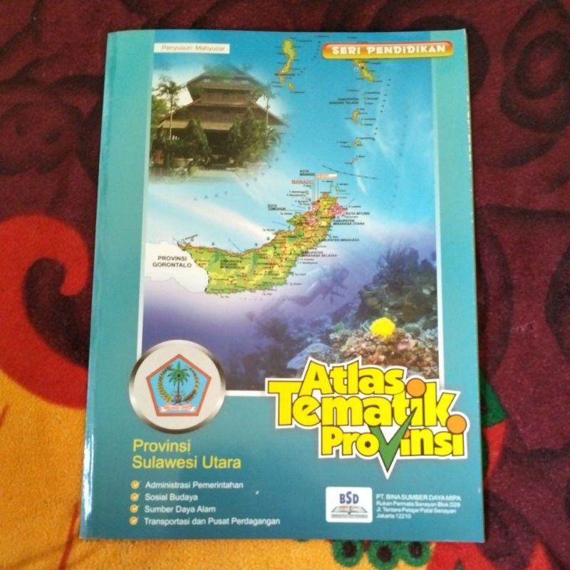 Jual BUKU ORIGINAL PETA ATLAS TEMATIK PROVINSI SULAWESI UTARA | Shopee ...