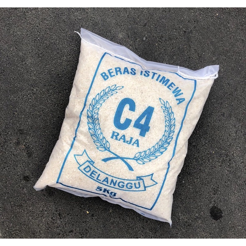 Jual BERAS ISTIMEWA C4 RAJA DELANGGU 5KG | Shopee Indonesia