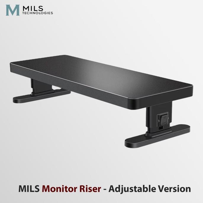 Jual Mils Adjustable Monitor Riser Stand Table / Desk Setup / Meja ...