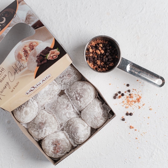 Jual Mochi Aifa Rasa Kacang Coklat dibalut sagu | Shopee Indonesia