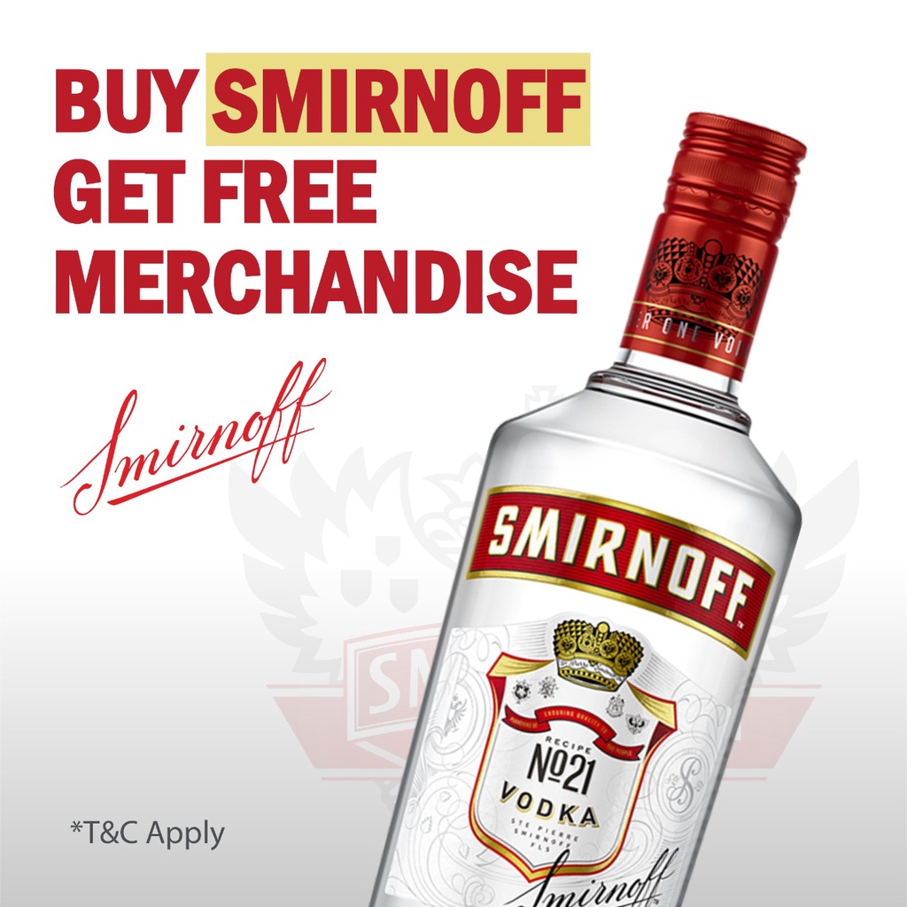 Jual Smirnoff Red Label Vodka 700ml | Shopee Indonesia