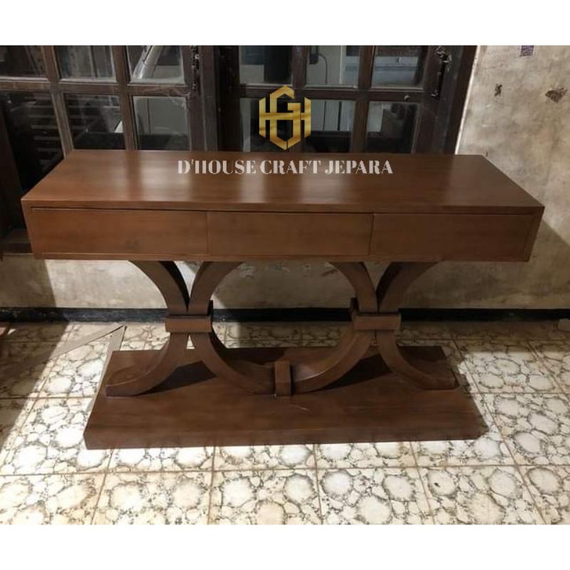 Jual Meja Konsol Minimalis Modern kayu Jati/ Console Table Teak Wood ...