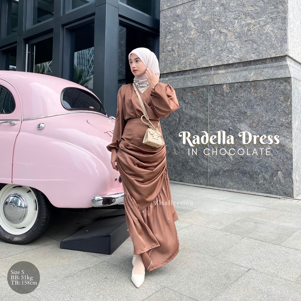 Jual ZISALLECTION - Radella Dress | Shopee Indonesia