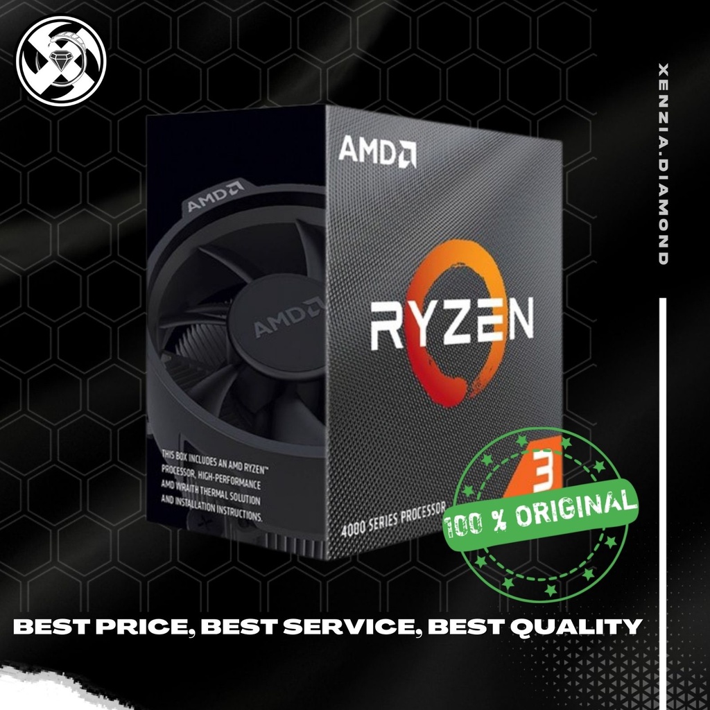 Jual AMD Ryzen 3 4100 3.8Ghz Up To 4.0Ghz Cache 4MB 65W AM4 [BOX] - 4 ...
