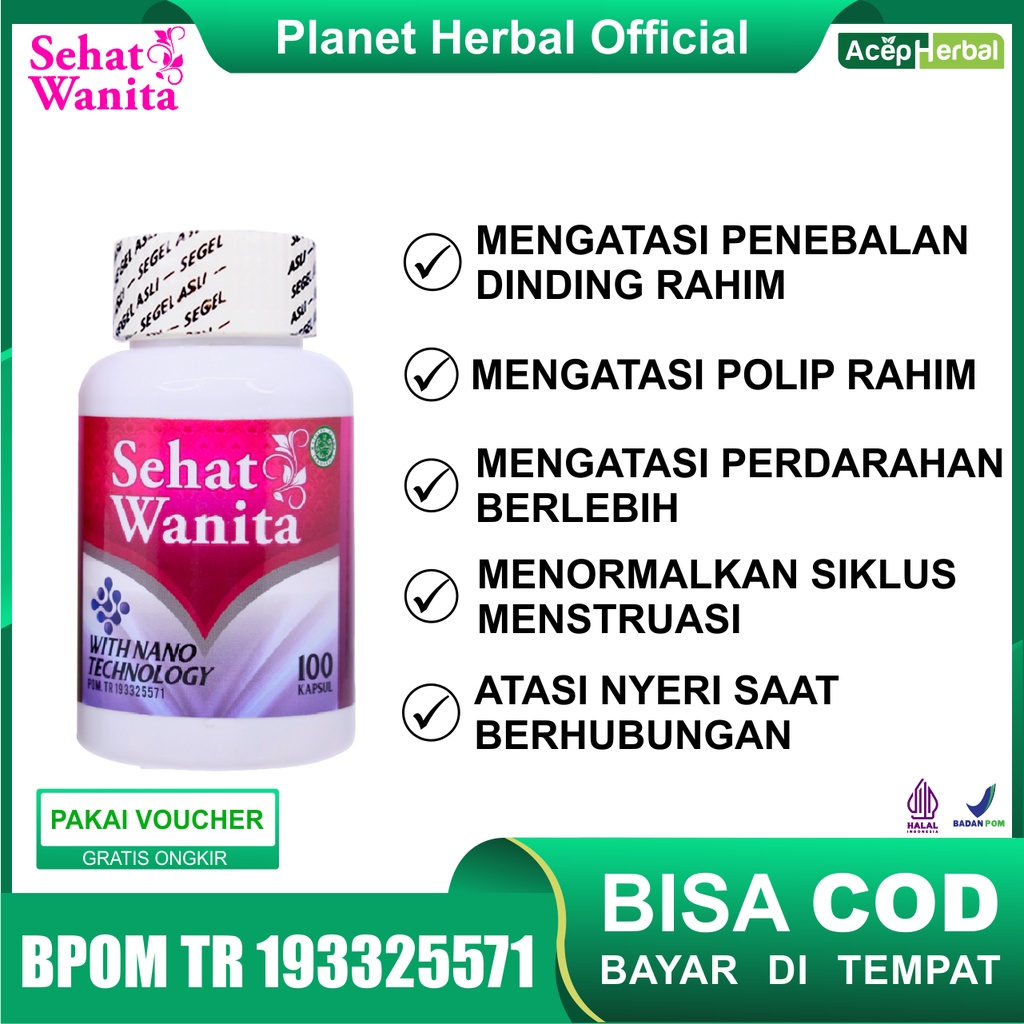 Jual Obat Penebalan Dinding Rahim Hiperplasia Endometrium Polip Rahim ...