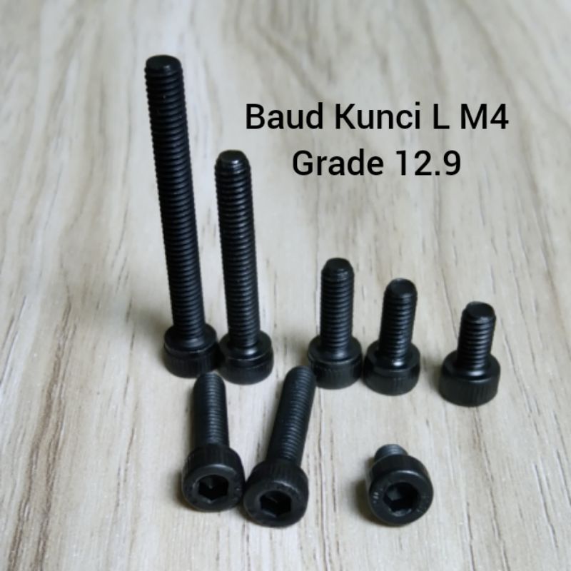 Jual Baut M4 Baja / Hex Socket Cap Screw M4 6mm - 35mm | Shopee Indonesia