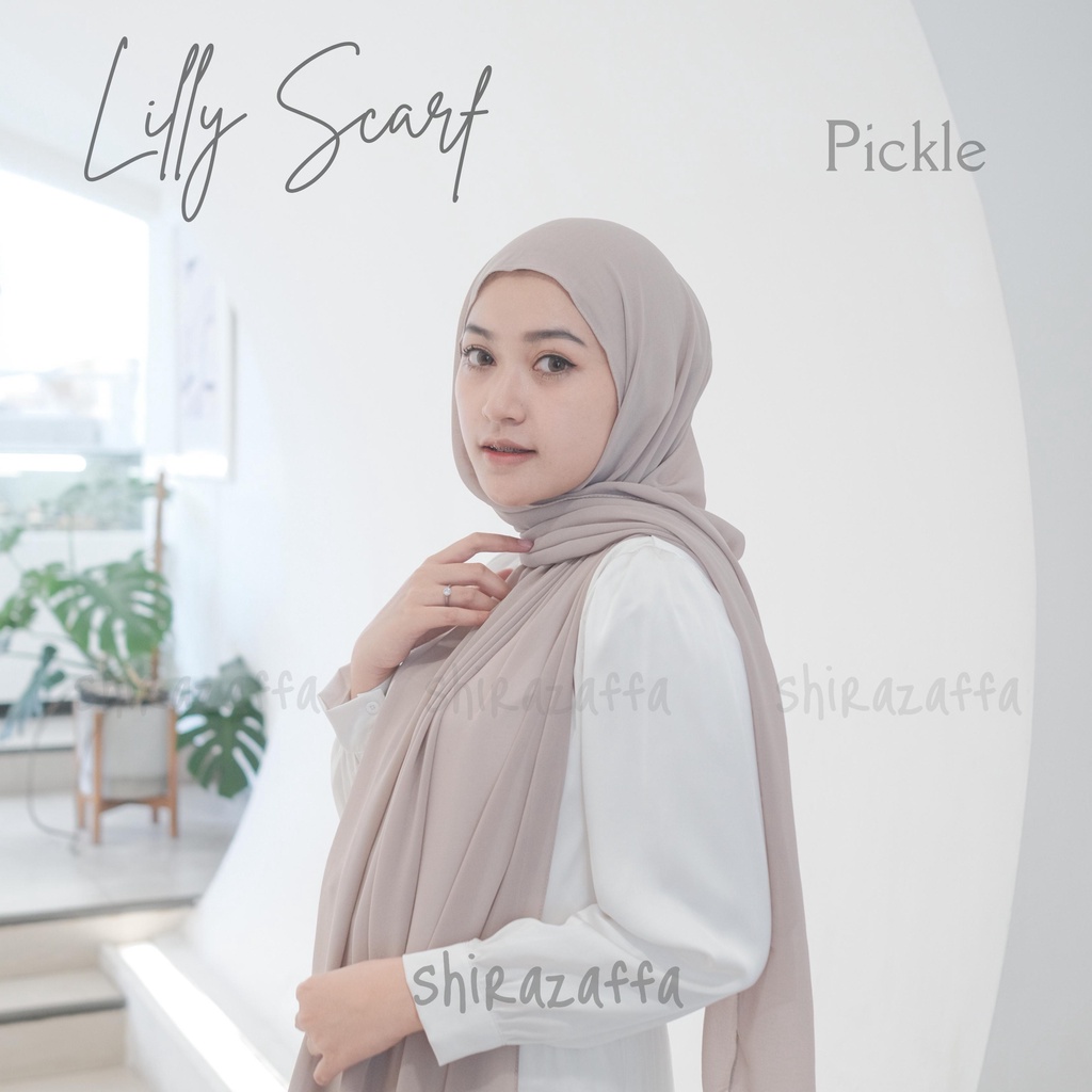 Jual SHIRAZAFFA HIJAB LILLY CERRUTY SCARF PASHMINA | Shopee Indonesia