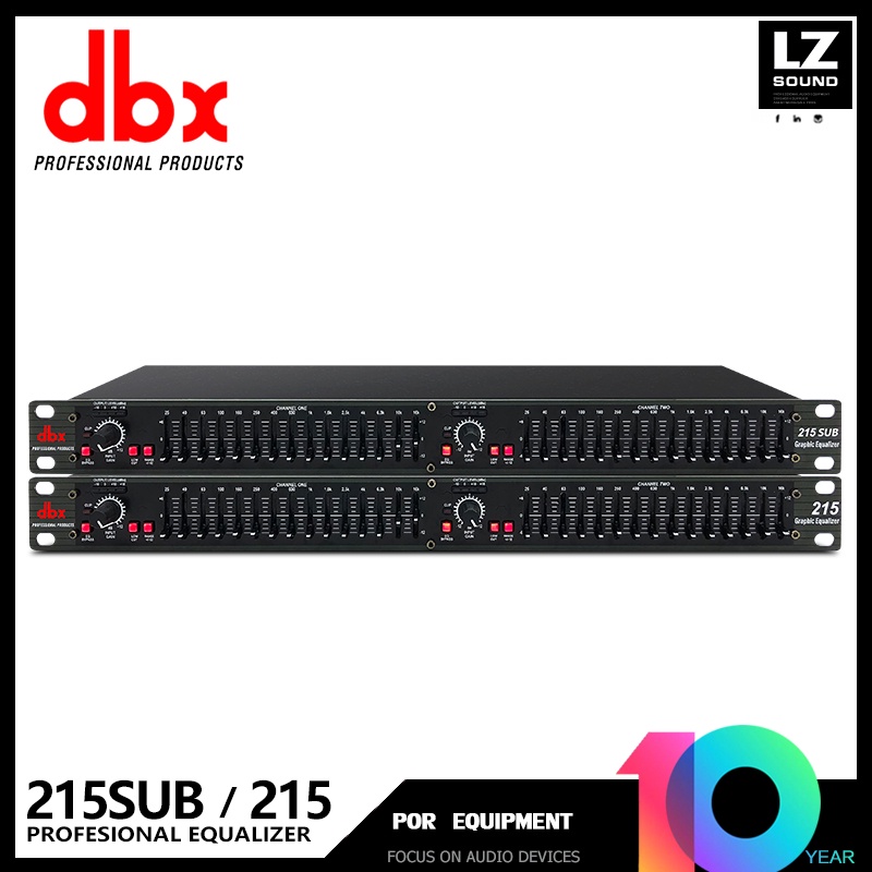 Jual DBX 215sub EQ Equaliser Output Subwoofer Grade A Equalizer Dbx215 Prosesor efek Dual 15 ...