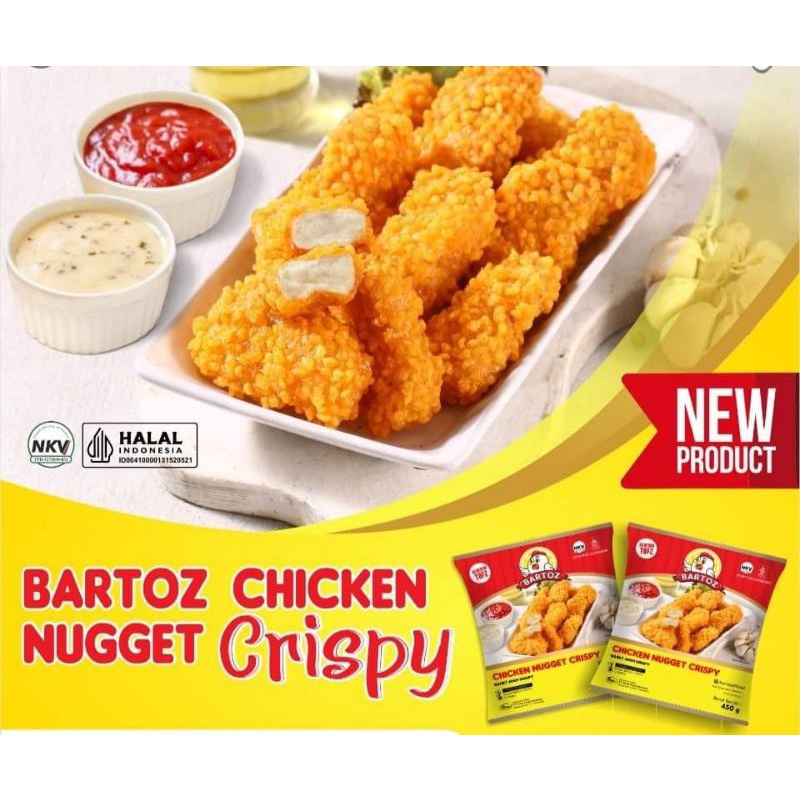 Jual BARTOZ CHICKEN NUGGET CRISPY 450g | Shopee Indonesia