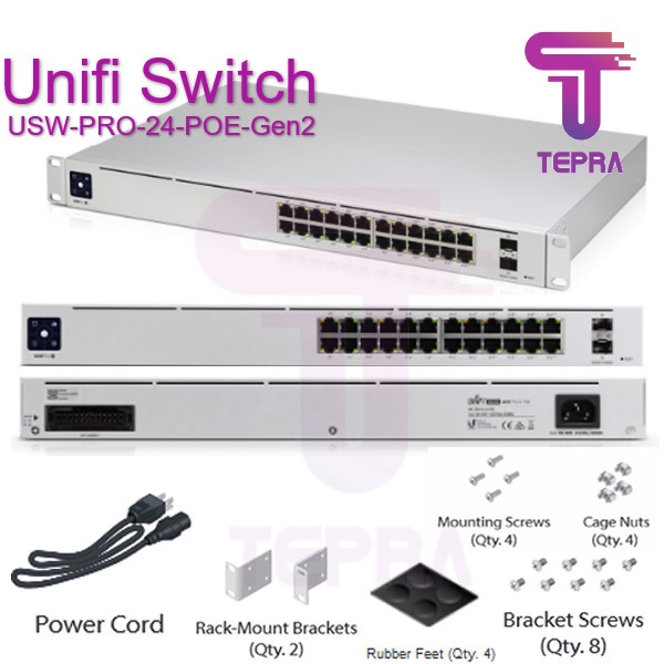 Jual Ubiquiti USW-PRO-24-POE-Gen2 Unifi Switch PRO 24Port Gigabit Gen2 ...
