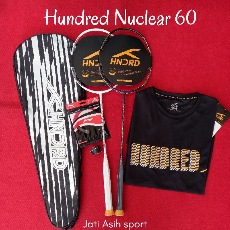 Jual Raket Badminton Hundred Nuclear 60 Original Raket HNDRD Nuclear 60 Original | Shopee Indonesia