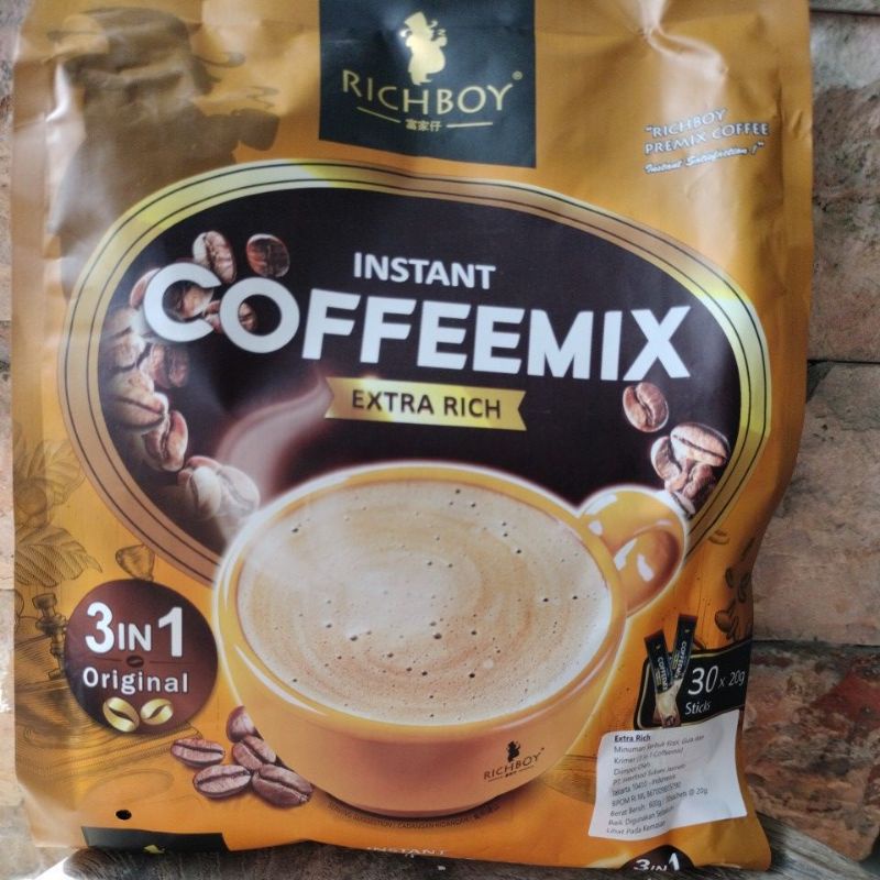 Jual INSTANT COFFEEMIX EXTRA RICH RICHBOY ( 3 in 1 original ) | Shopee ...