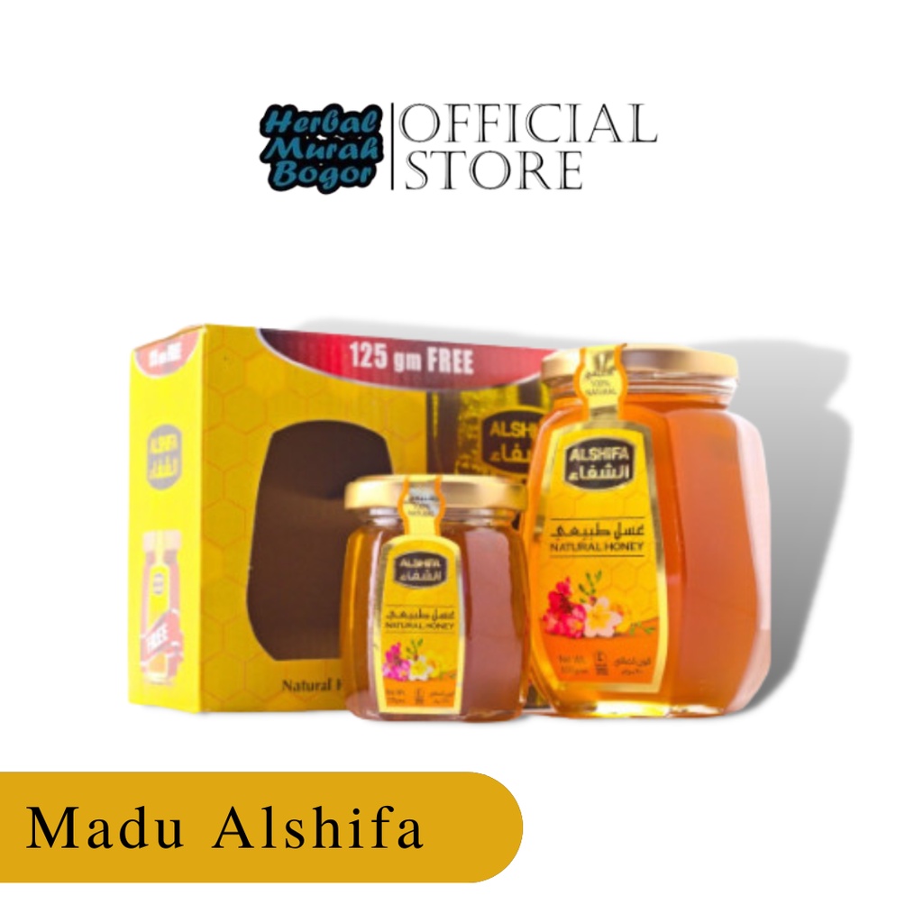 Jual Madu Al Shifa 500gr Alshifa free bonus 125gr Madu Import Arab ...