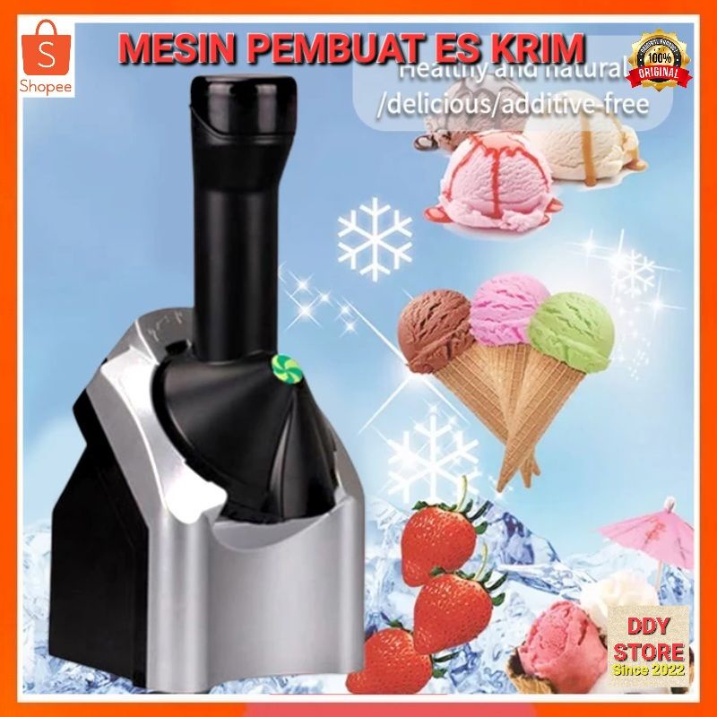 Jual Mesin Pembuat Es Krim Yogurt Ice Cream Maker Machine 200W 240V ...