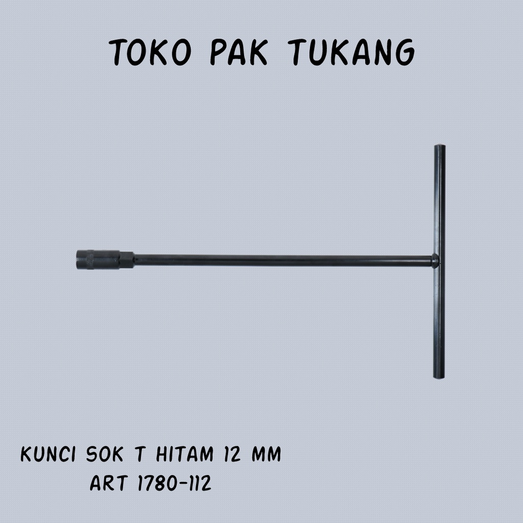 Jual Kunci Sok T Hitam 12 mm Hasston 1780-112 / Shock T Handle | Shopee Indonesia